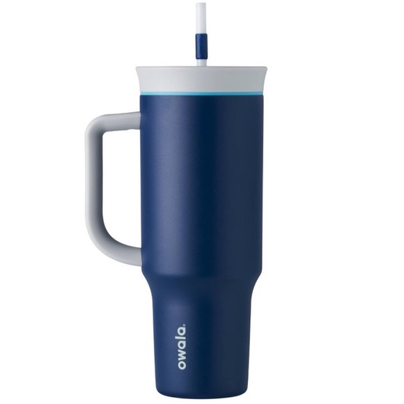 Owala | Dining | Owala 4oz Stainless Steel Tumbler With Handle Navy ...